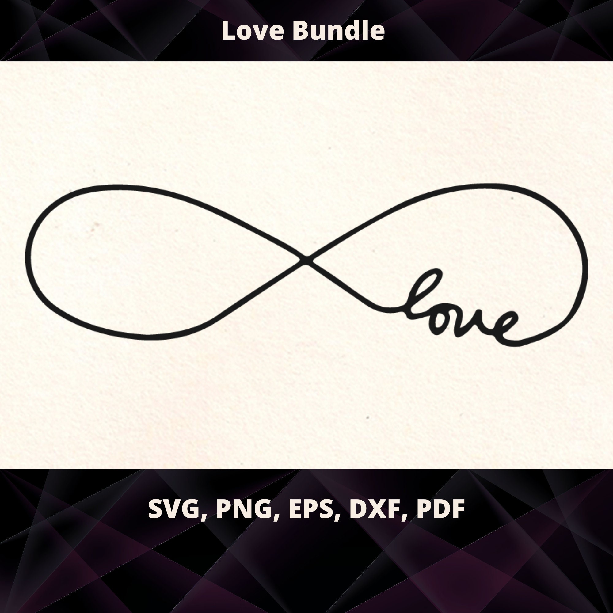 Infinity Svg Files for Cricut, Infinity Symbol Svg Files for Silhouette ...