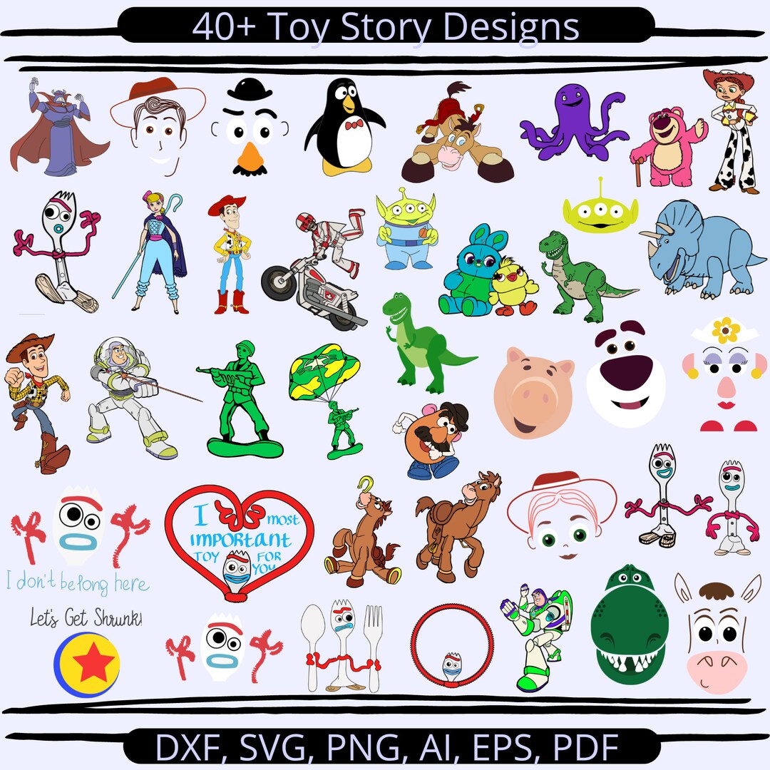 Toy Story SVG Toy Story Banner Toy Story Cricut File Buzz - Etsy