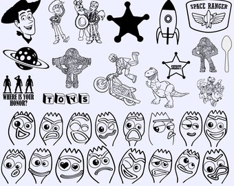 Buzz Lightyear Outline Svg - Etsy