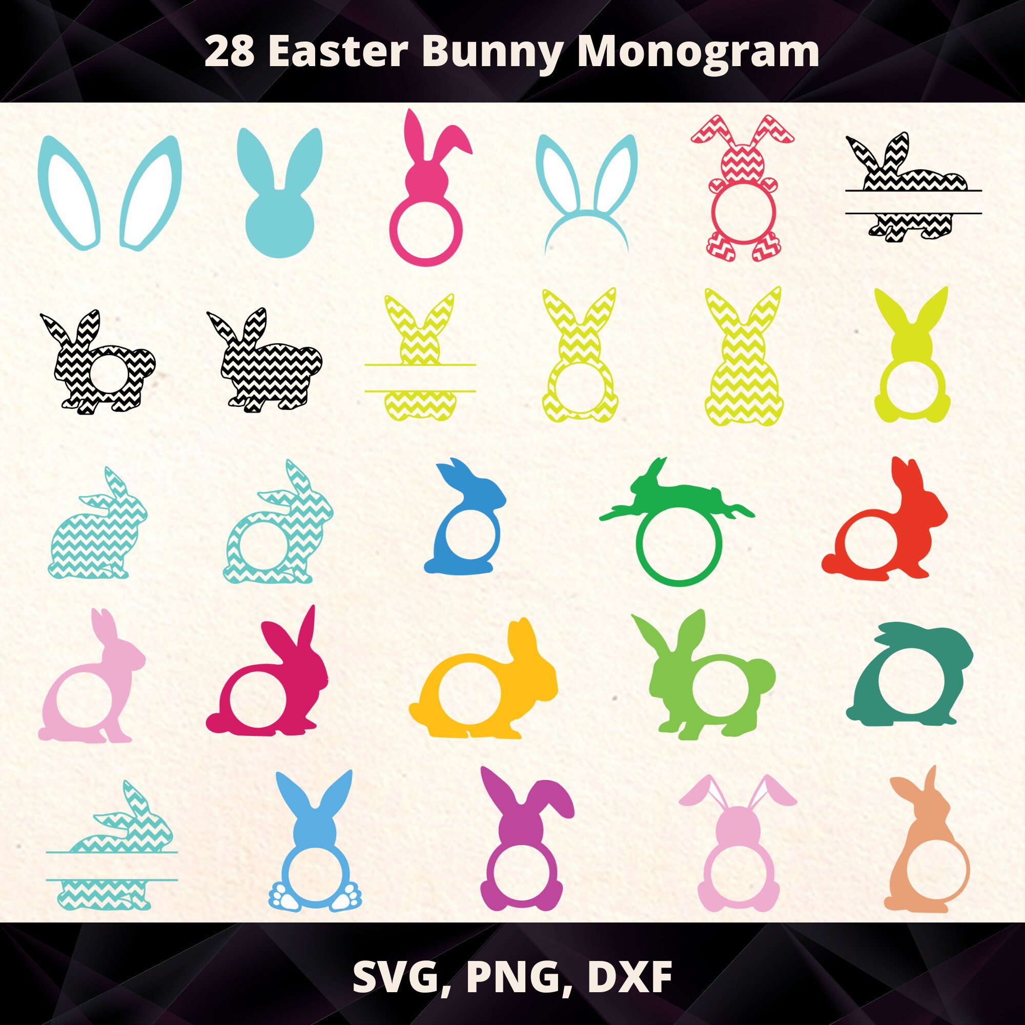 Easter Bunny Svg Bunny Svg Easter Svg Rabbit Svg Bunny - Etsy