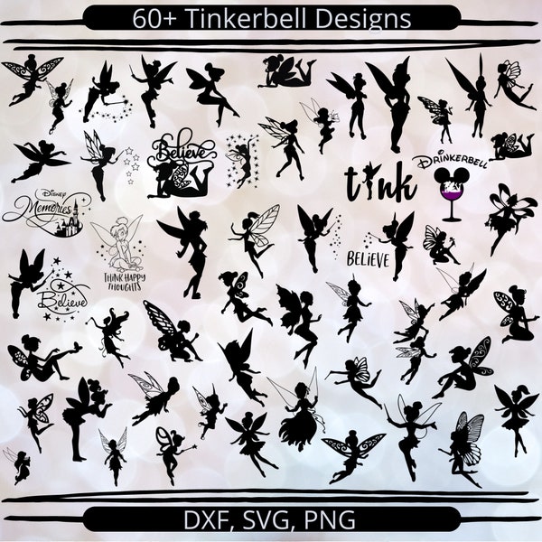Tinkerbell Svg - Etsy