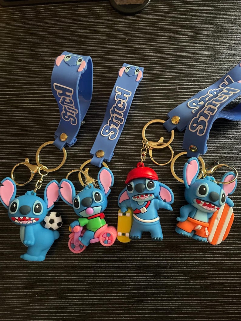 Stitch Keyrings/bag Charms - Etsy Canada