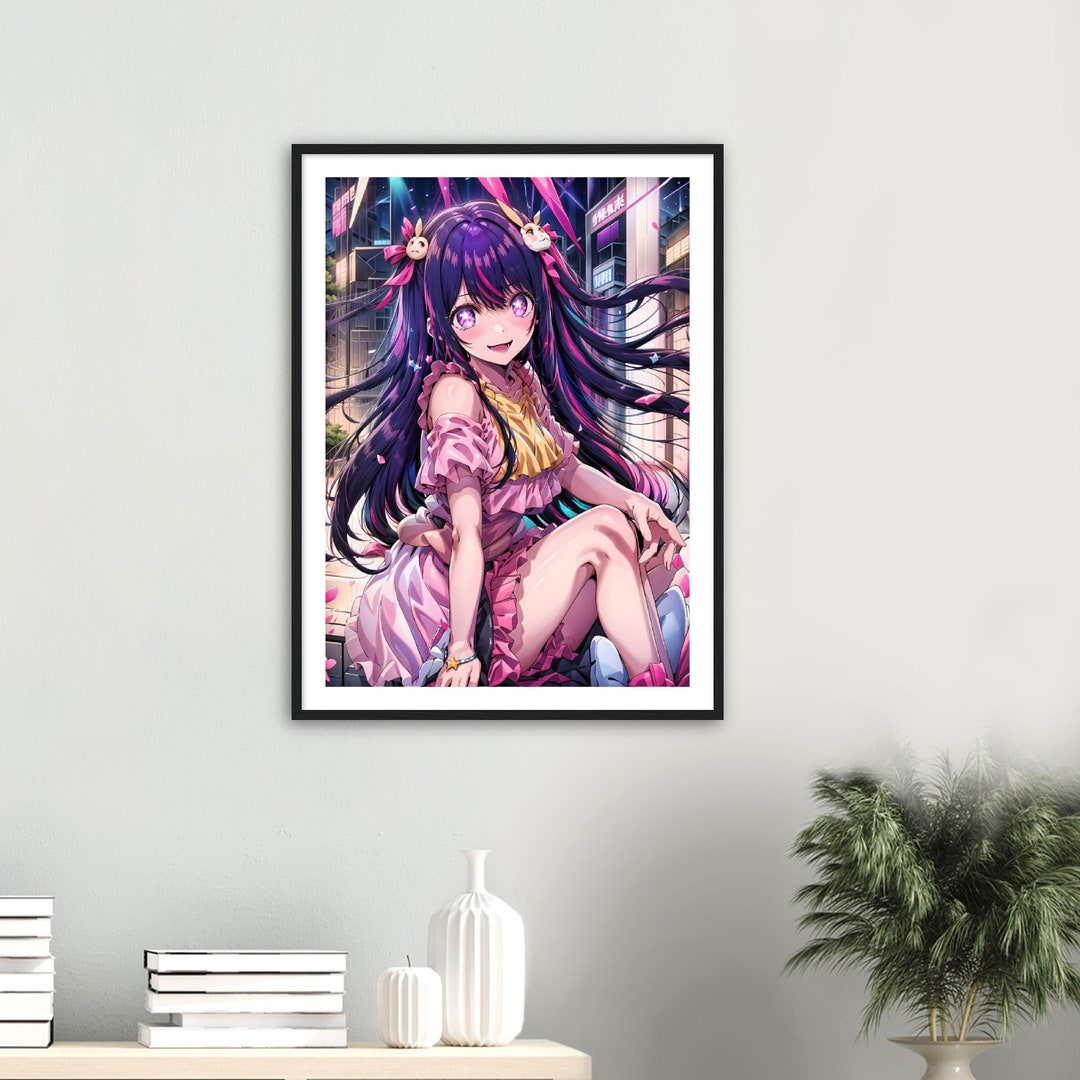 Ai Hoshino Oshi No Ko Poster Oshi No Ko Merch Oshi No Ko Etsy