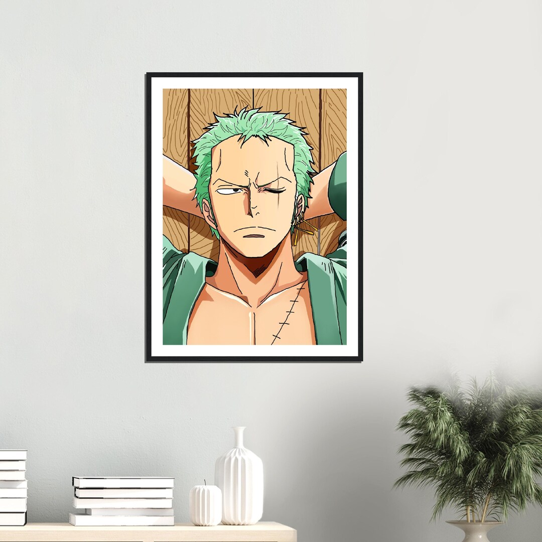 One Piece One Piece Poster One Piece Wall Art Zoro Wall - Etsy