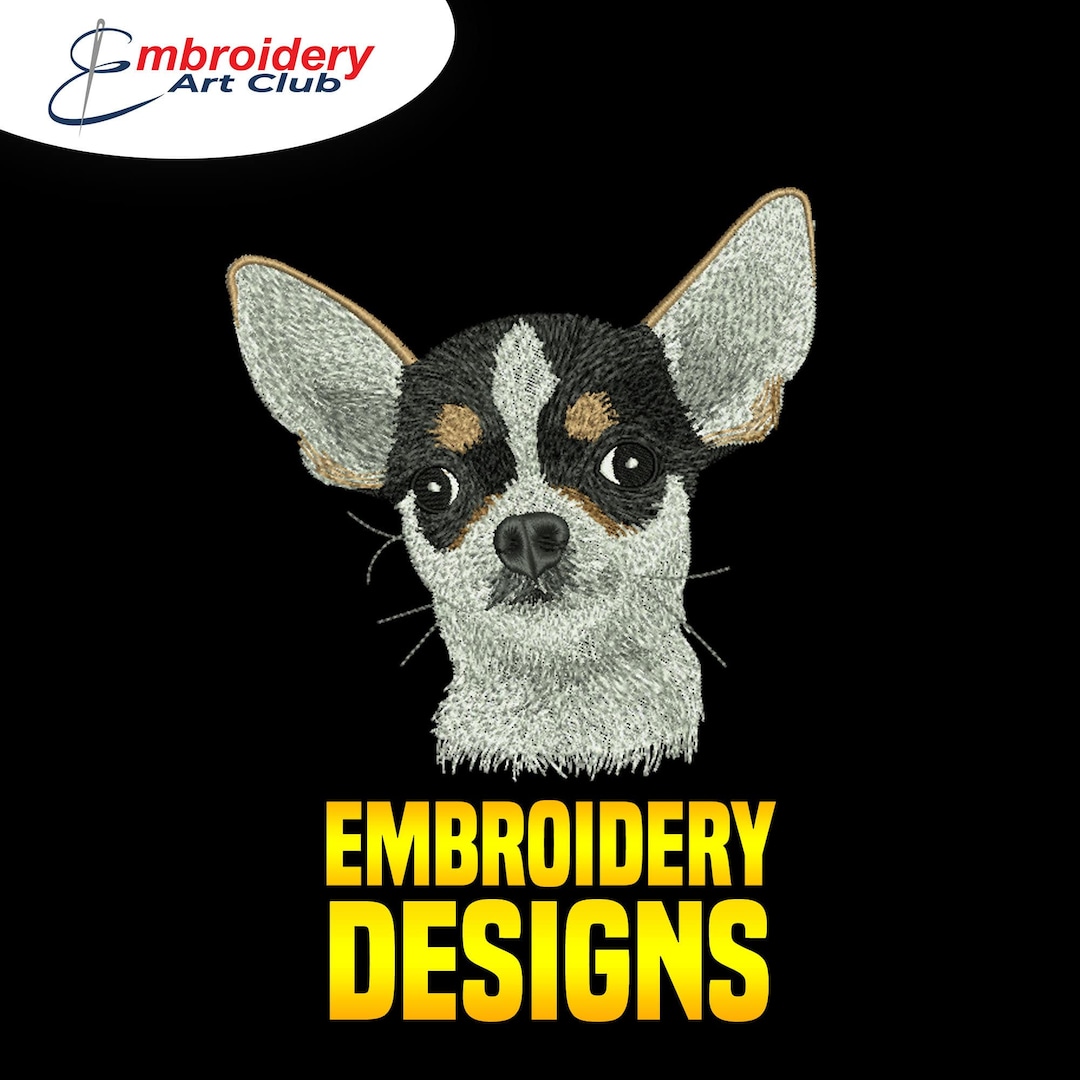 Chihuahua Dog Embroidery Designs | Dachshund Dog Machine Embroidery ...