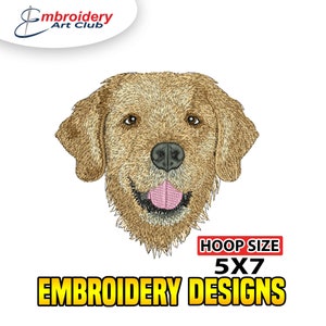 Golden Retriever Dog Embroidery Designs Dog Machine Embroidery Designs ...