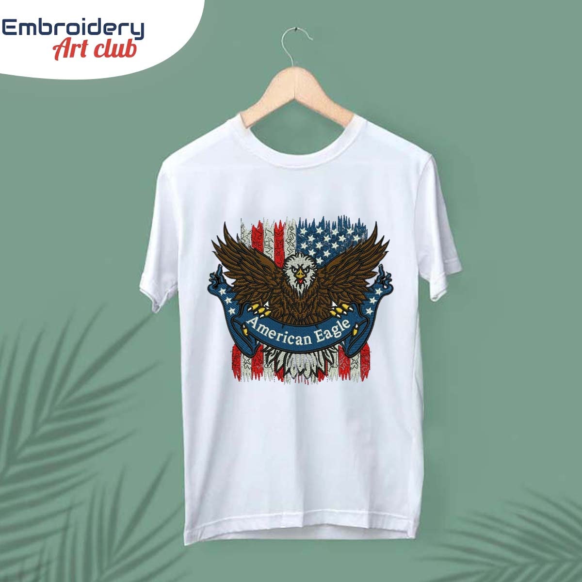 American Eagle Embroidery Designs Eye Catching Eagle T Shirt Machine ...