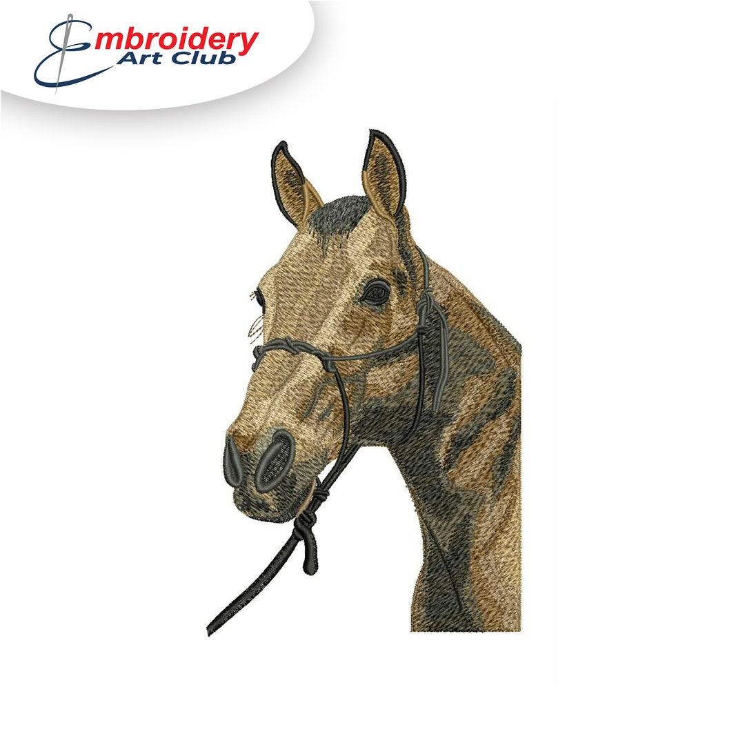 Thoroughbred Horse Embroidery Designs | Horse Machine Embroidery ...