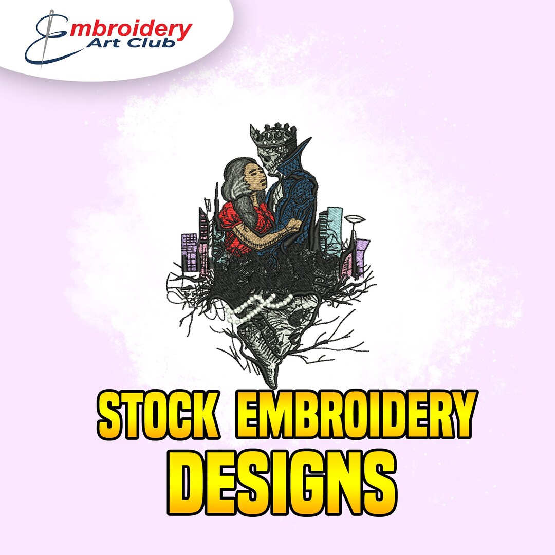 Romantic Skull Embroidery Designs | Skull Machine Embroidery | Digital ...