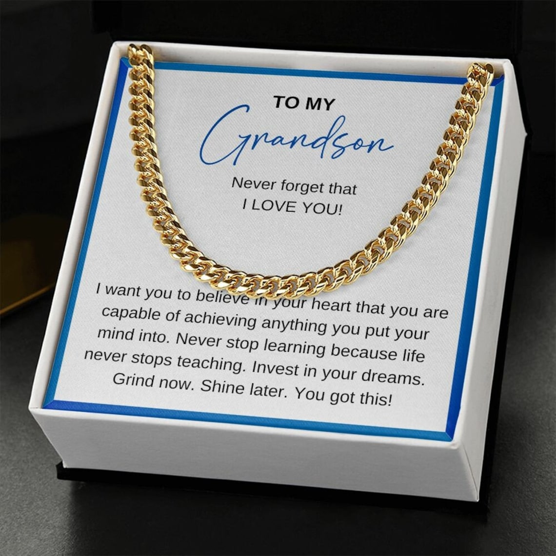 To My Grandson Gifts Letters, Grandpa to Grandson, Letter to My ...