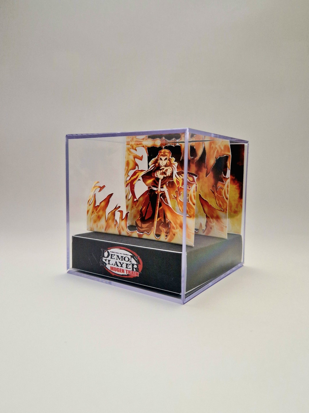 Demon Slayer: Mugen Train Anime Cube - Handmade Collectible Gift ...