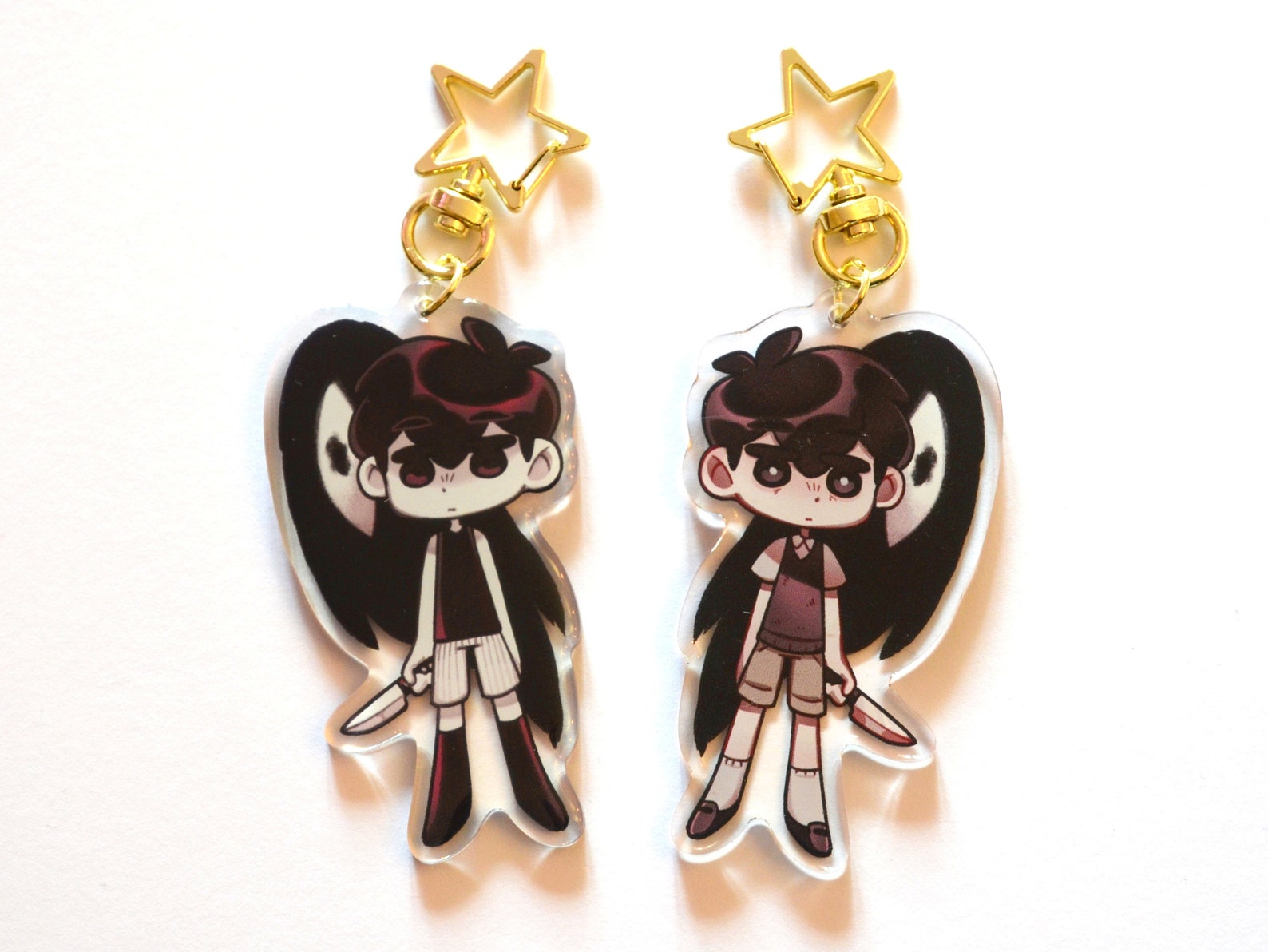 OMORI KEYCHAINS Double Face - Etsy