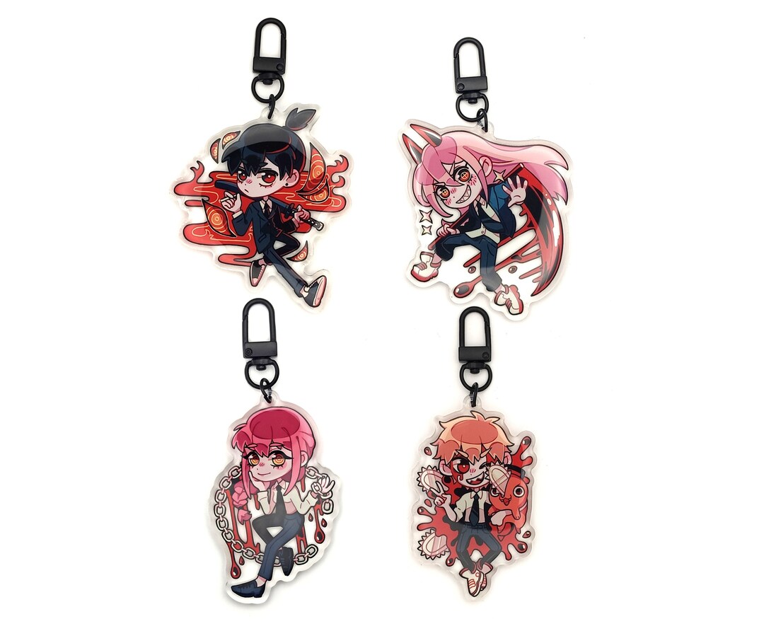 CSM Denji, Makima,power,aki KEYCHAINS - Etsy