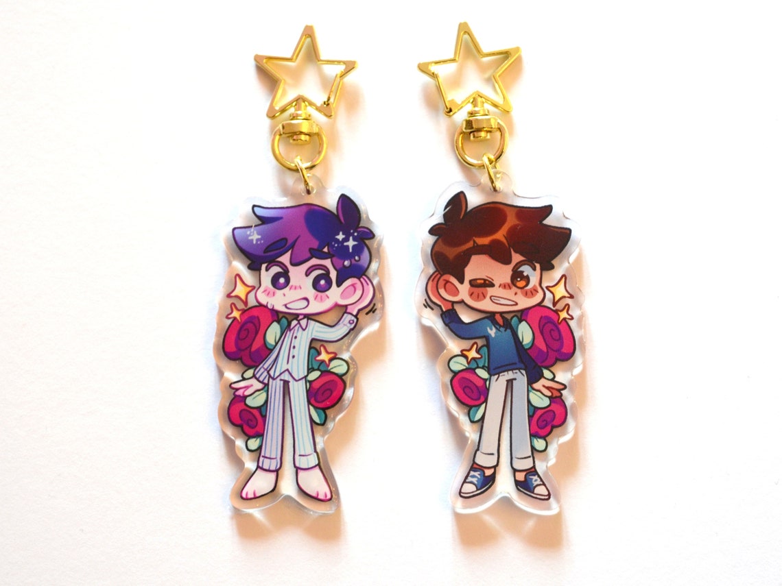 OMORI KEYCHAINS Double Face - Etsy