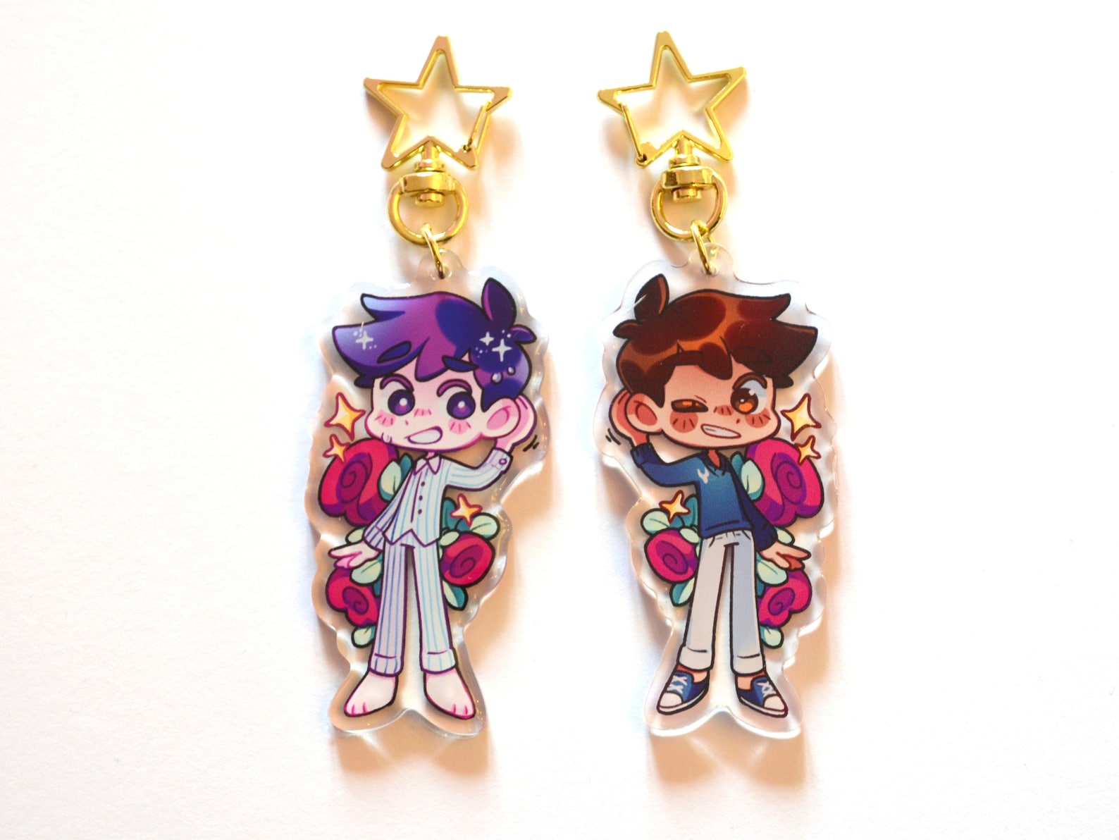 OMORI KEYCHAINS Double Face - Etsy