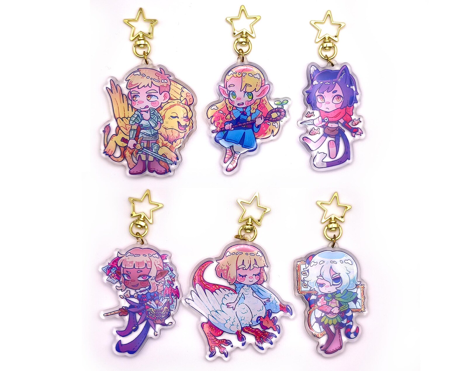 DUNGEON MESHI KEYCHAINS Double Face - Etsy