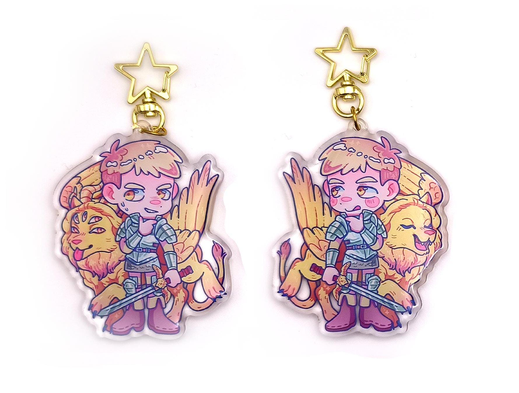 DUNGEON MESHI KEYCHAINS Double Face - Etsy