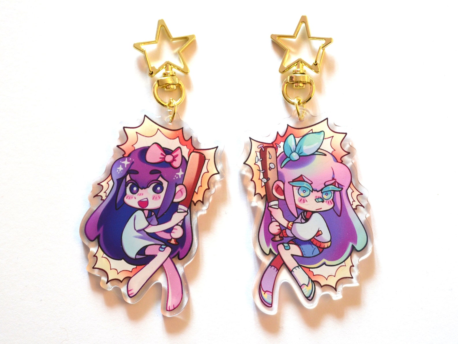 OMORI KEYCHAINS Double Face - Etsy UK