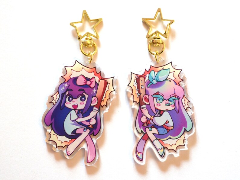 OMORI KEYCHAINS Double Face - Etsy