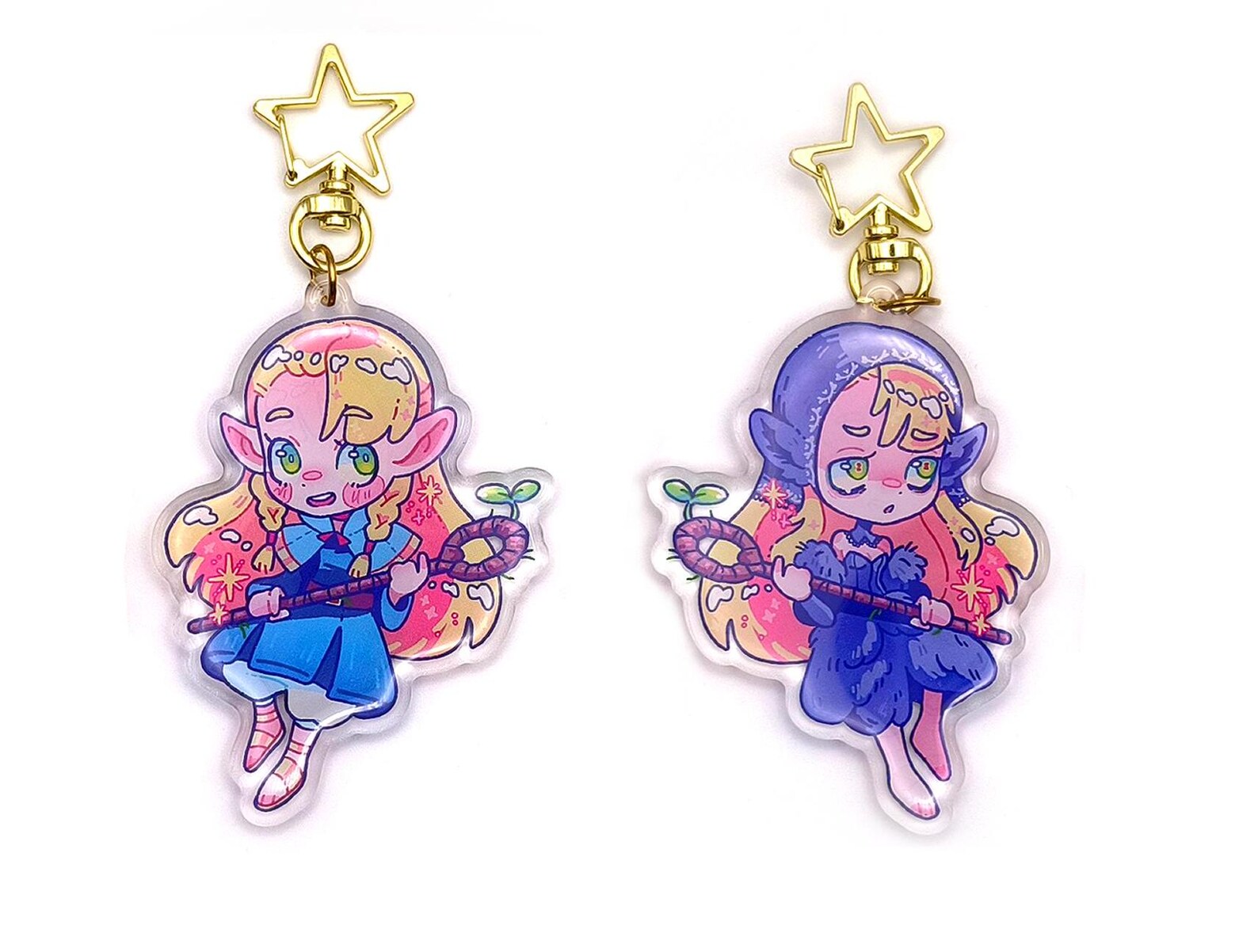 DUNGEON MESHI KEYCHAINS Double Face - Etsy