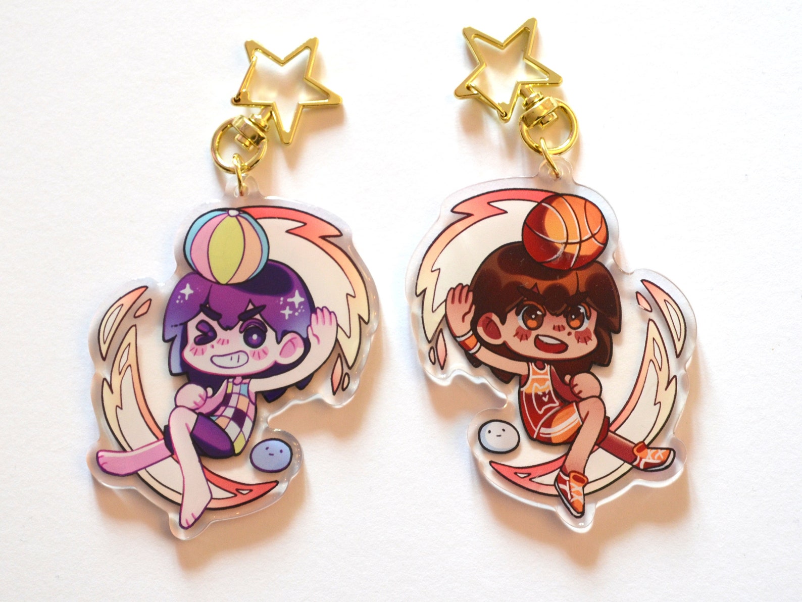OMORI KEYCHAINS Double Face - Etsy UK