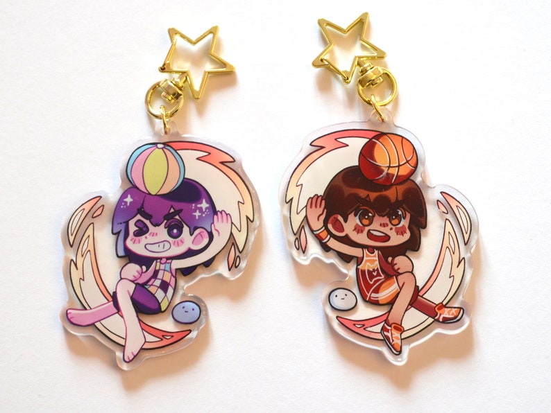 OMORI KEYCHAINS Double Face - Etsy