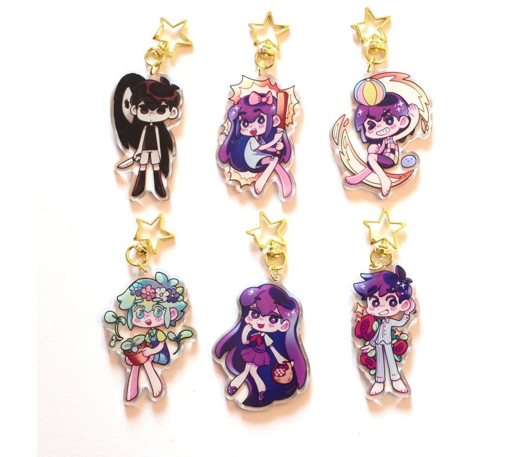 OMORI KEYCHAINS Double Face - Etsy