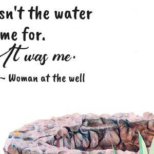 Woman at the Well - Gold | Christian Wall Art | Digital Print | Bible ...