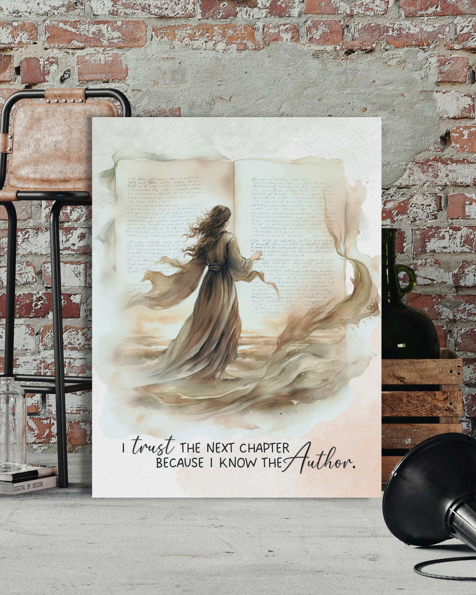 I Trust the Next Chapter Christian Wall Art Prophetic Art Printable End ...