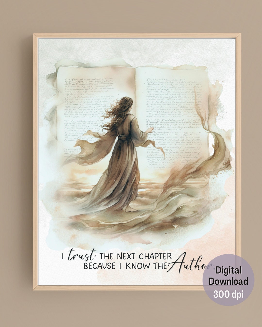I Trust the Next Chapter Christian Wall Art | Prophetic Art Printable ...