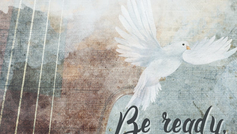 Be Ready End Times Printable | Prophetic Art | Christian Wall Art ...