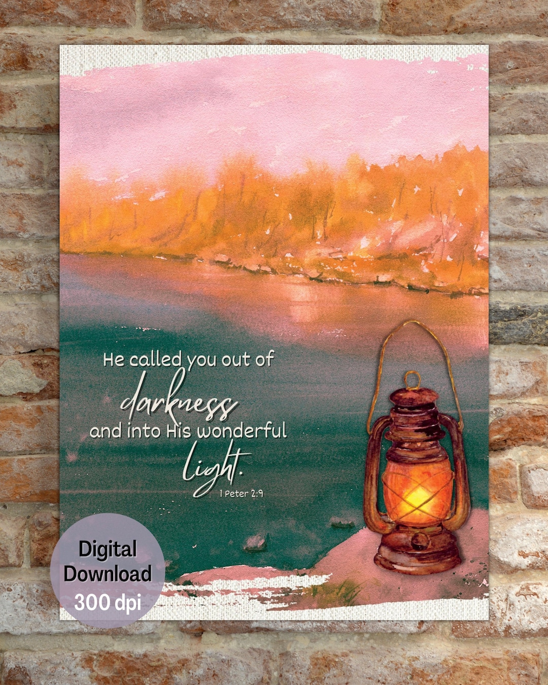 He Called You Out of the Darkness and Into His Wonderful Light ...