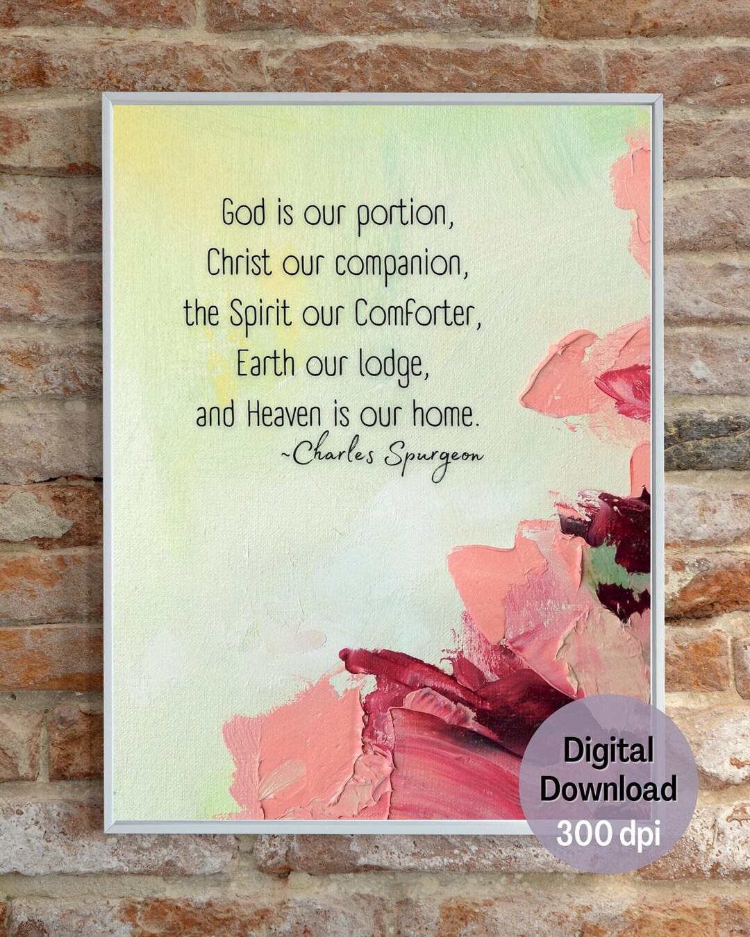 Heaven is Our Home Christian Painting | Jesus Art Print | Bible College ...