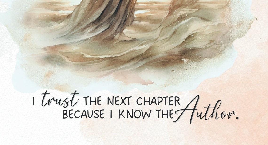 I Trust the Next Chapter Christian Wall Art Prophetic Art Printable End ...