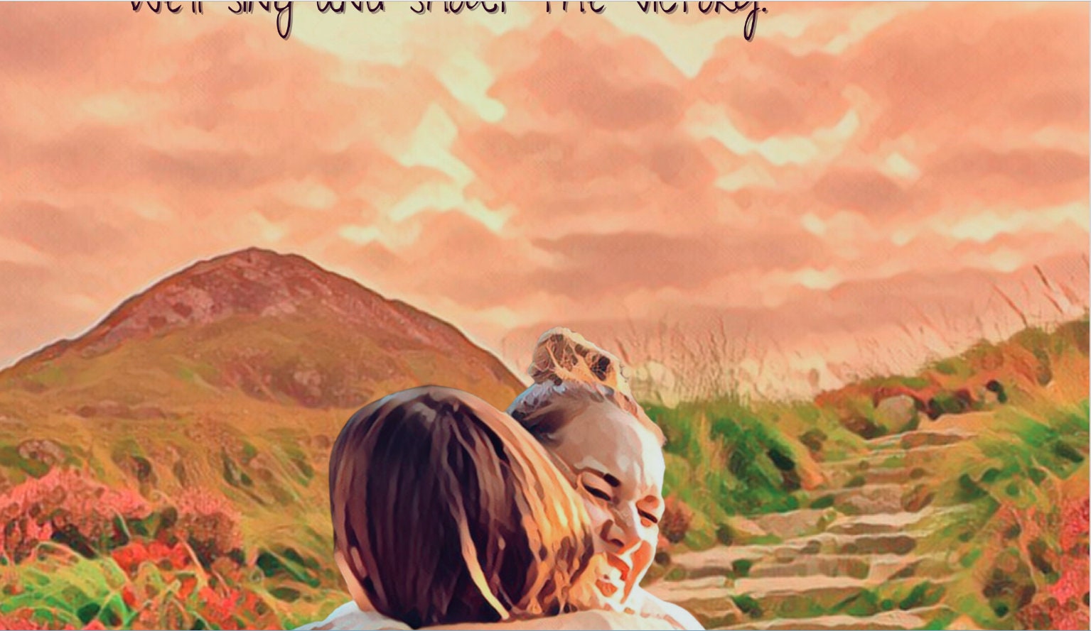 When We All Get to Heaven Watercolor Christian Painting | First Day in ...