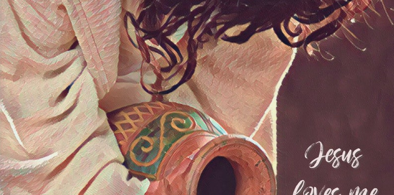 Jesus Loves Me This I Know | Christian Wall Art | Sunday School Song ...