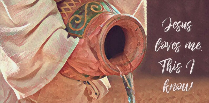 Jesus Loves Me This I Know | Christian Wall Art | Sunday School Song ...