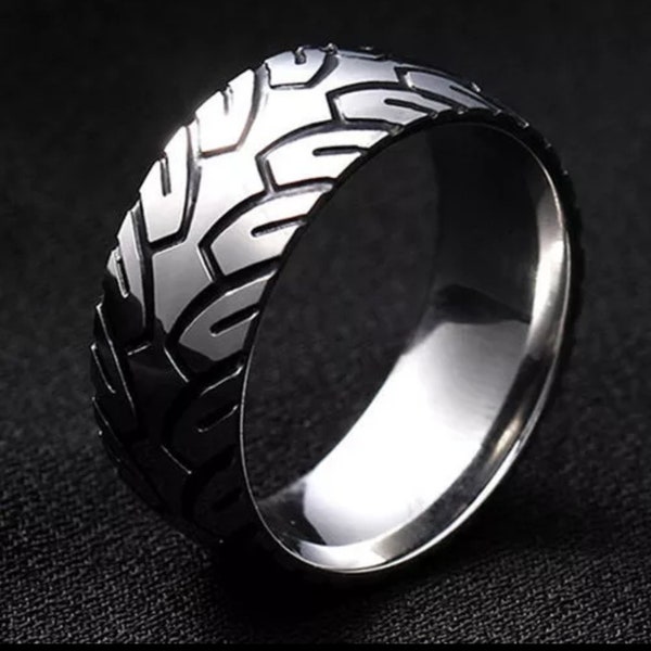 Tire Tread Ring - Etsy