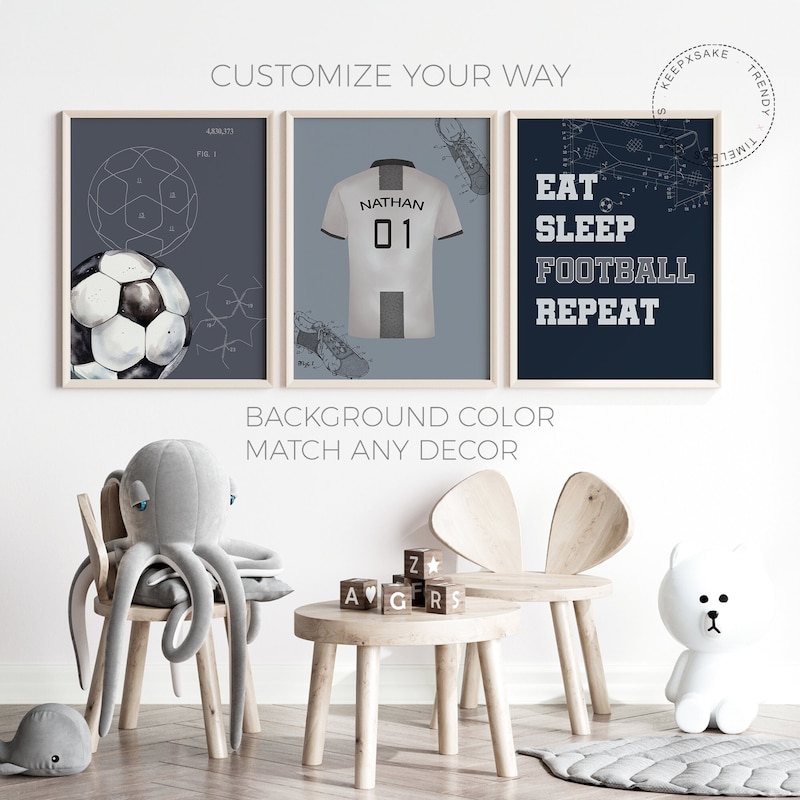 Soccer Print - Etsy