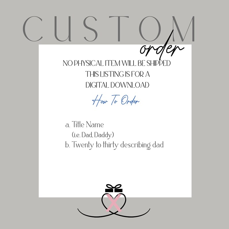 Personalized Dad Bear Word Art Print | Custom Father's Day Gift ...