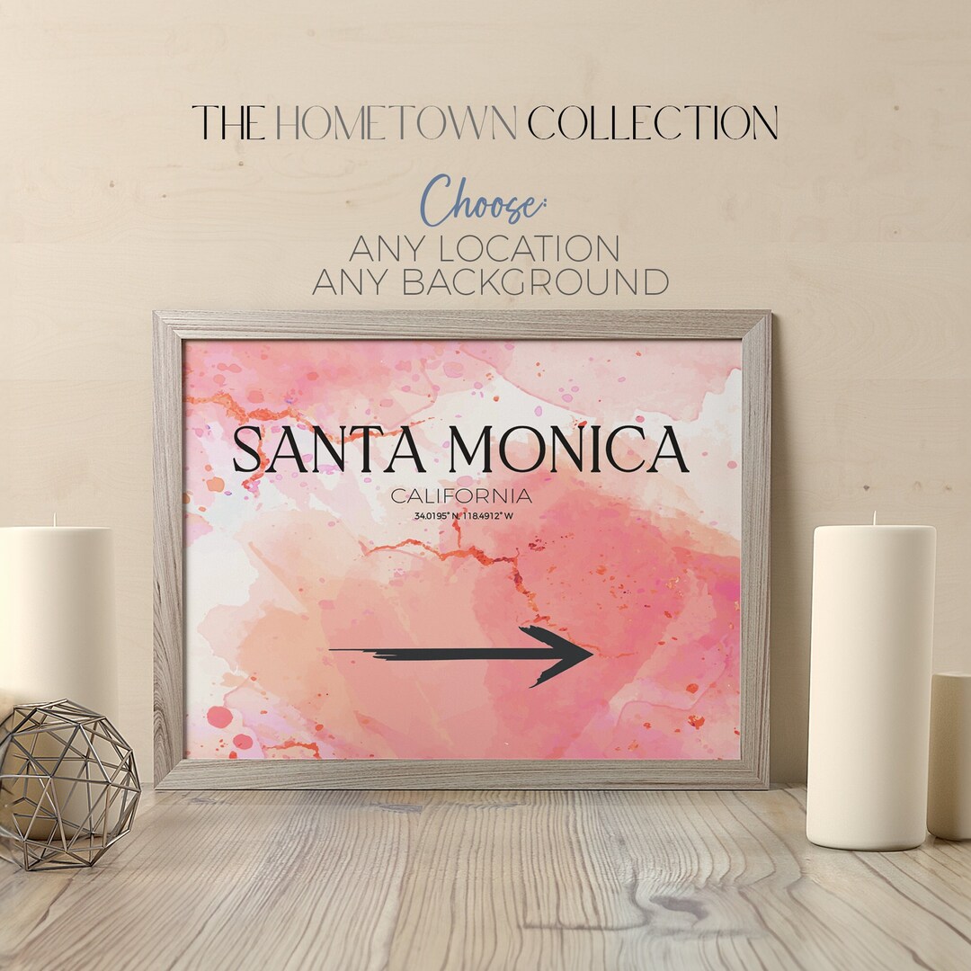 Custom Location Sign Teen Girl Bedroom Print College Dorm Decor College ...