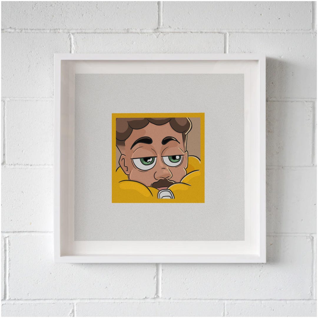 Il Gele Square - High Quality Giclée Fine Art Print – Affordable Modern ...