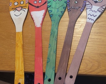 Set of 6 Nursery Rhyme Story Spoons. Choose Any 6 From 24 Designs ...