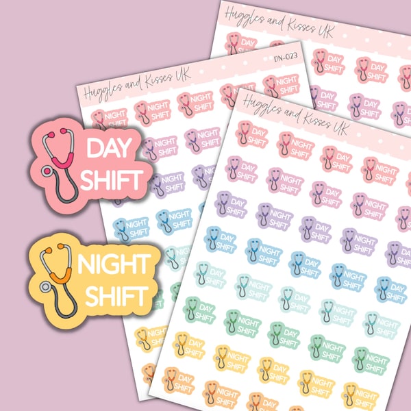 Night Shift Planner - Etsy