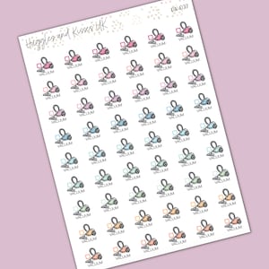 Vacuum Planner Sticker | Pastel Colours | Hoovering to Do Planner ...