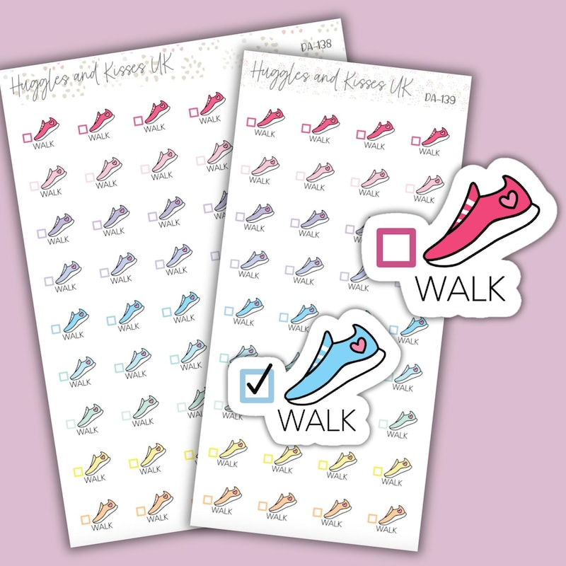 Walk Stickers - Etsy