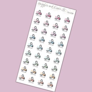 Vacuum Planner Sticker | Pastel Colours | Hoovering to Do Planner ...