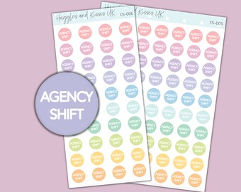 Annual Leave Planner Stickers Holiday Circle Dot Stickers Planner ...