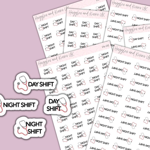 Night Shift Planner - Etsy