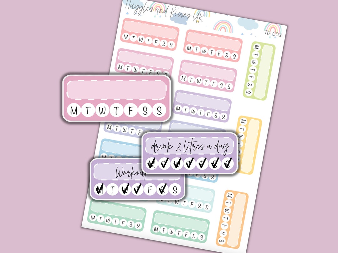 To Do Weekly Planner Sticker | Reminder Planner Stickers | Labels for ...